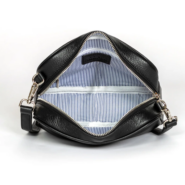 Black Soft Crossbody Box Bag - Vanilla House Coorparoo